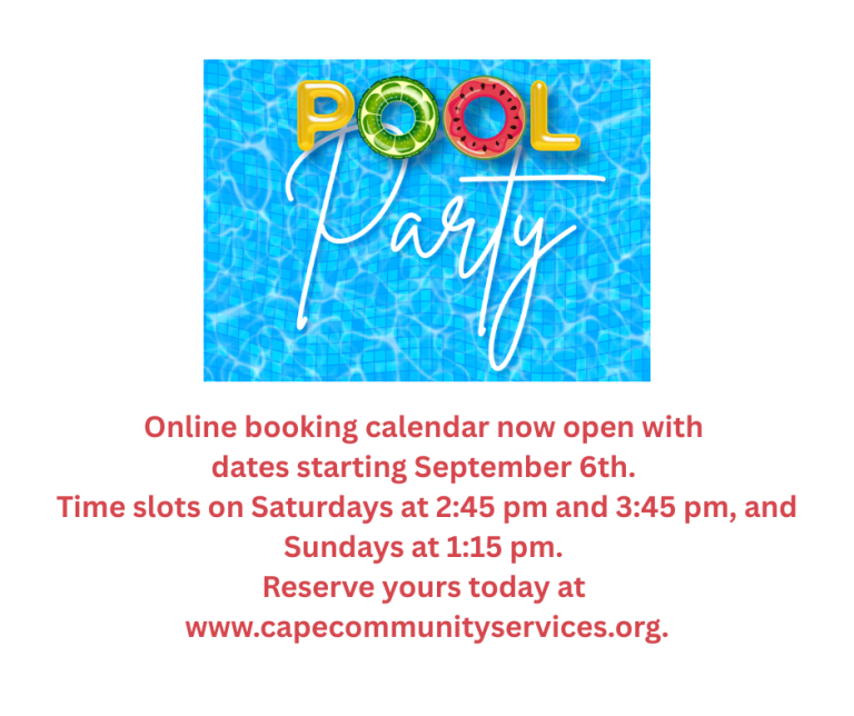 Reserve your party before everyone beats you to it! - Cape Elizabeth Community Services